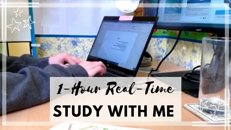Study With Me - 1 Hours - K-pop music, no breaks, real time - Смотреть ...