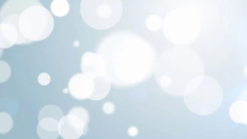 large particles floating on light background