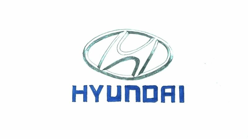 How to Draw the Hyundai Logo