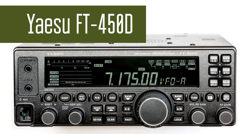 Yaesu FT-450D КВ трансивер с DSP. Обзор. Радиосвязь на КВ ...