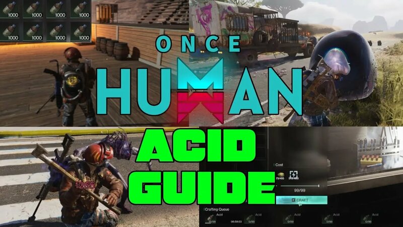 Once Human Acid Guide! 4 Ways to Farm Acid in Once Human! Farm Acid ...