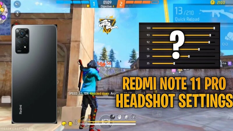 Redmi Note 11 Pro Free fire Settings + Sensitivity + Hud + Dpi Redmi ...