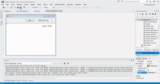 How to Use Chart Graph in Visual Studio C# | Datavisualization Chart ...