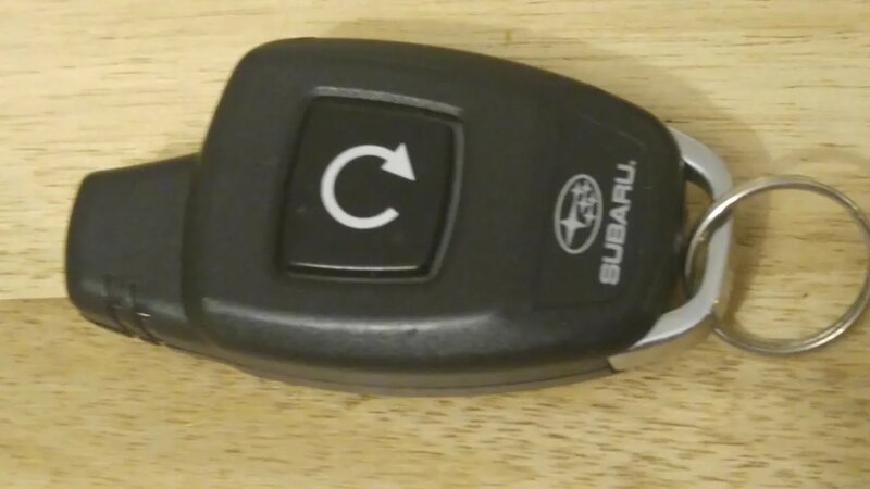 Subaru Remote Start Key Fob Battery Replacement - EASY DIY - Смотреть ...