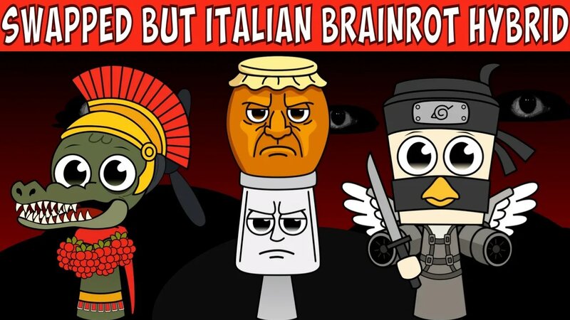 Incredibox Sprunki Swapped BUT Italian Brainrot Hybrids - Смотреть ...