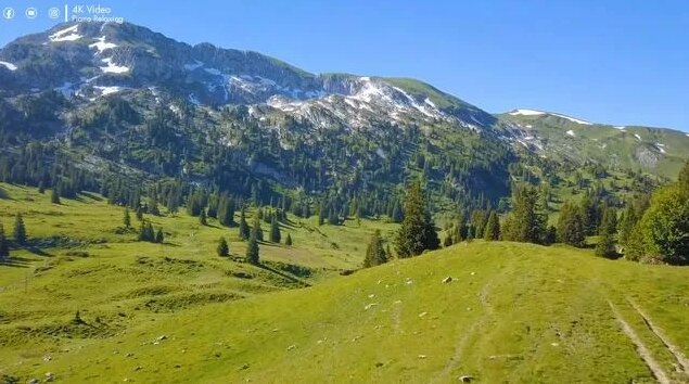 Flying OVER Switzerland (4K UHD) - Relaxing Music Along With Beautiful ...