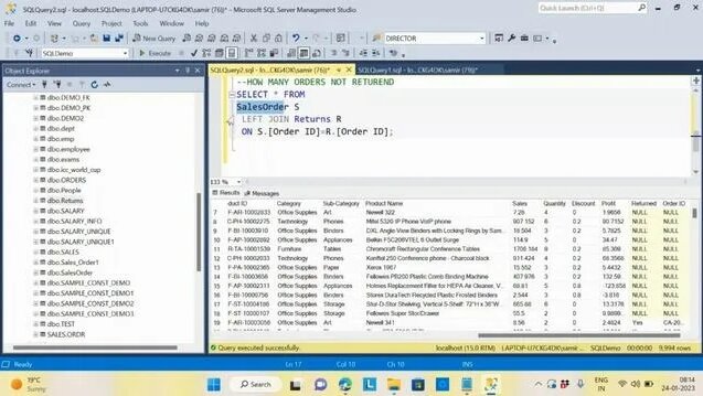 Power BI Tutorials For Beginners ( SQL Session 11 - SQL Joins ...