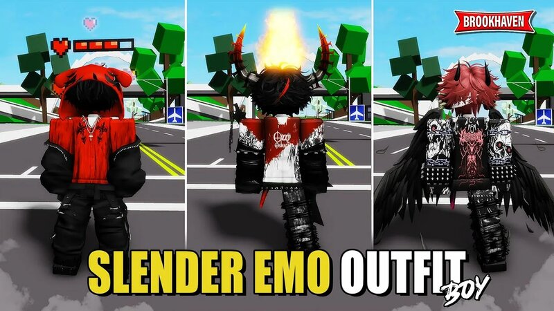 Outfit Slender EMO For Boy In Brookhaven ID/Codes - Roblox Part 17 ...