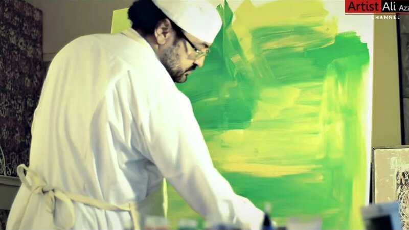 ( رسم لوحة | علي عزآم | Ali Azzam | Artist ) - Yandex Video aramada ...