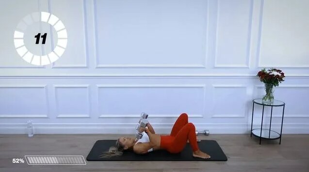 20 Minute Arms and Shoulders Workout with Dumbbells | Caroline Girvan ...