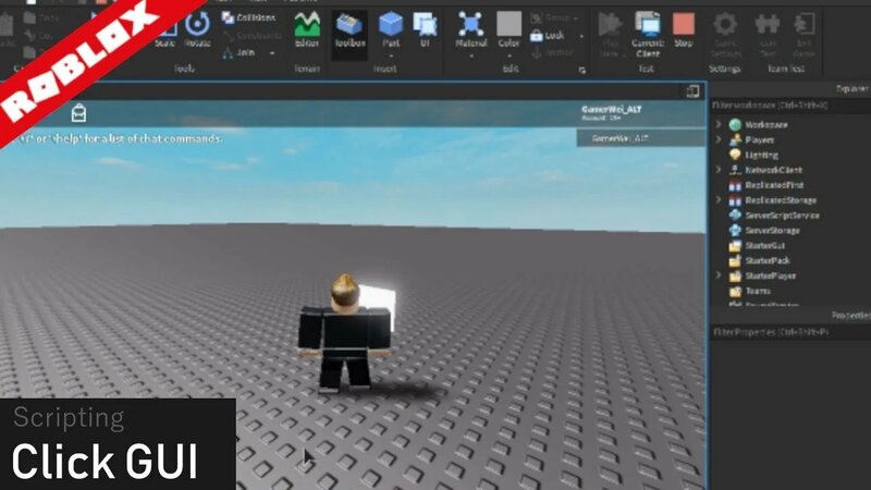 Как написать Click GUI (Учебник для студии) | Roblox - Смотреть онлайн ...