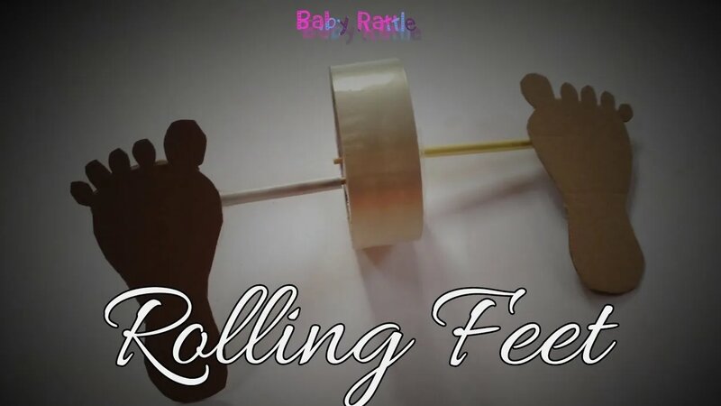 Rolling Feet (DIY) / Walking feet | DIY Rolling feet toy - Смотреть ...
