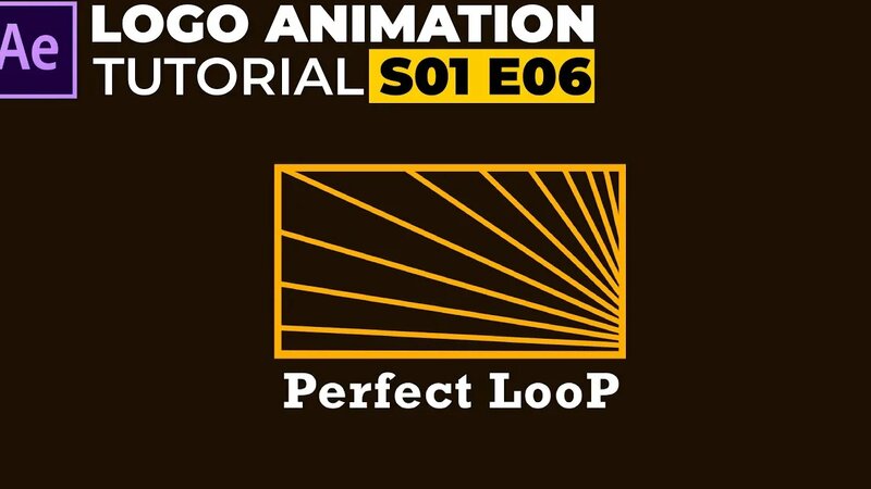 Perfect Loop Logo Animation in After Effects Tutorial | Simple Logo ...