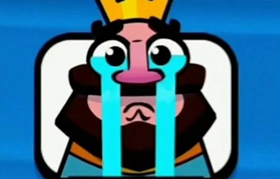 Clash Royale Crying KING 1 HOUR Emote #clashroyale #supercell #emote ...