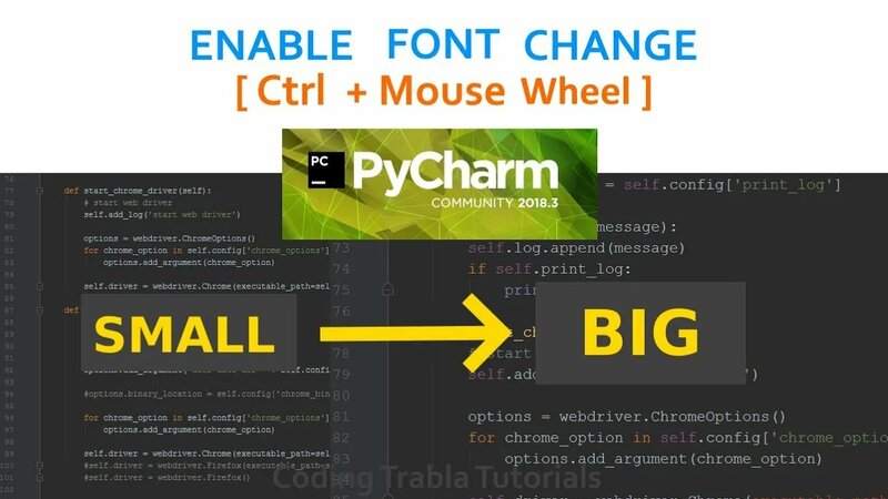 How to enable Font size change ( Zoom ) with Ctrl + mouse wheel in ...