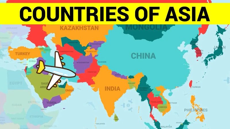 Asian Countries - Learn Asia Map and the Countries of Asia Continent