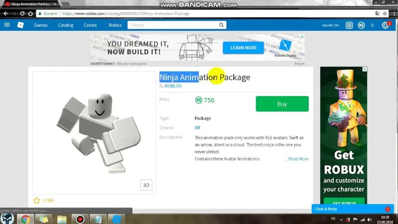 Roblox'ta Nasıl Bedava Animation Pack Alınır ? (2018) - Смотреть онлайн ...