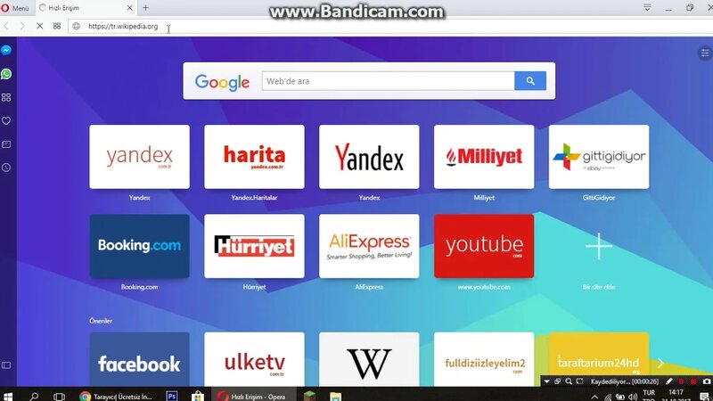 1 Dakikada yasaklı sitelere giriş Kesin Çözüm ! (Opera) - Yandex Video ...