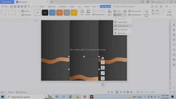 How to create 3 fold brochure in ms word || WPS Word || wps office ...