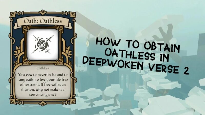 How to Obtain Oathless | Deepwoken Verse 2 - Yandex Video aramada ...