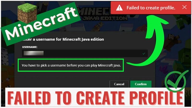 Minecraft failed to create profile - Yandex Video aramada çevrimiçi izle