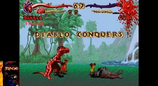 Primal Rage SEGA 32X Все спецприёмы, добивания и концовки (all moves ...