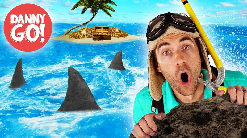Sharks in the Water! | Floor is Lava Game | Brain Break | Danny Go ...