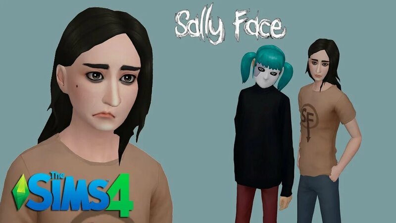 [CAS] Sally Face: Larry (The Sims 4 Создание персонажа) - Смотреть ...