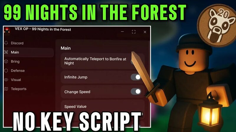 99 Nights In The Forest Script - Auto Bonfire at Night, God Mode, Auto ...