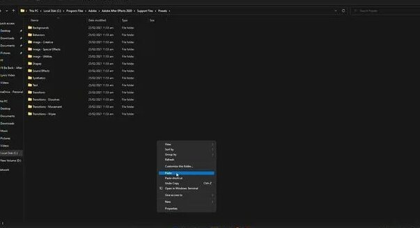 How To Import Presets In After Effects 2022 | How To Install & Use .FFX ...