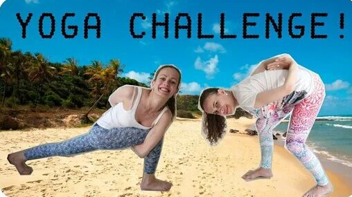Extreme Yoga Challenge! | yoga challenge fails part 22 - Watch online ...