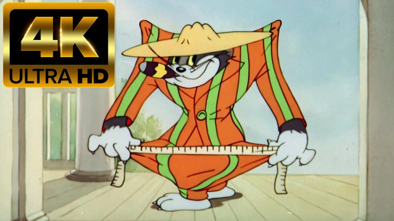 013. Tom and Jerry - The Zoot Cat (Том и Джерри - Кот-стиляга) 1944 4К ...