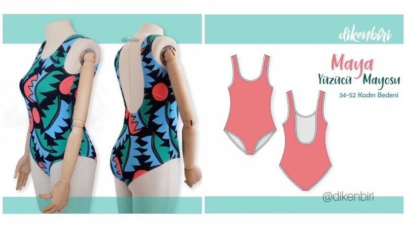 Yüzücü Mayosu Kalıbı ve Dikimi // Sewing Swimwear for woman - Yandex ...