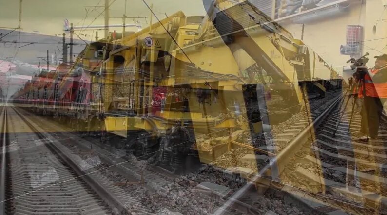 [RZD] AHM 800R formation strengthening machine - Смотреть онлайн в ...