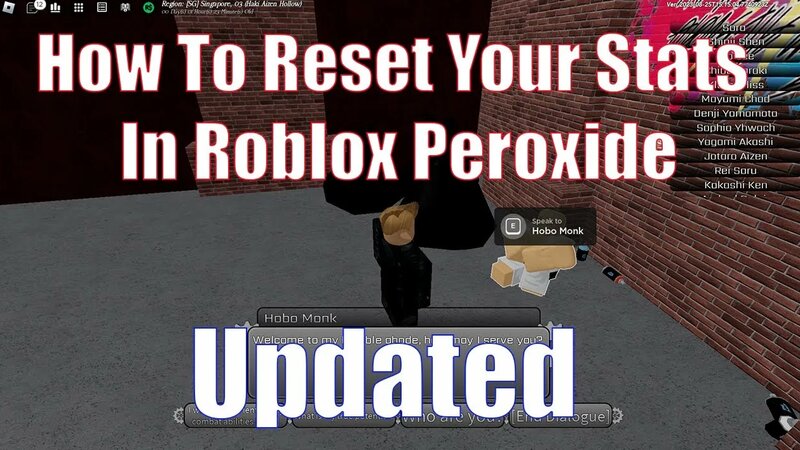 How To Reset Your Stats In Peroxide | Roblox Peroxide - Смотреть онлайн ...