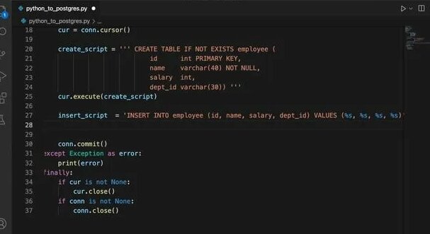 Connect to PostgreSQL from Python (Using SQL in Python) | Python to ...