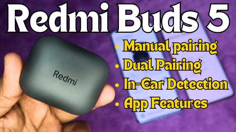 How to connect Redmi Buds 5 Earbuds, Dual Pairing & Xiaomi Earbuds App ...