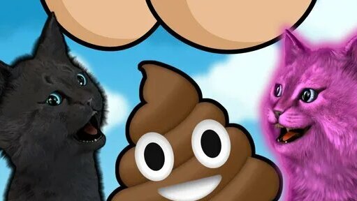 Говорящий Супер КОТ И Котенок АБИ Играют В Догонялки №1 PooPee Wars ...