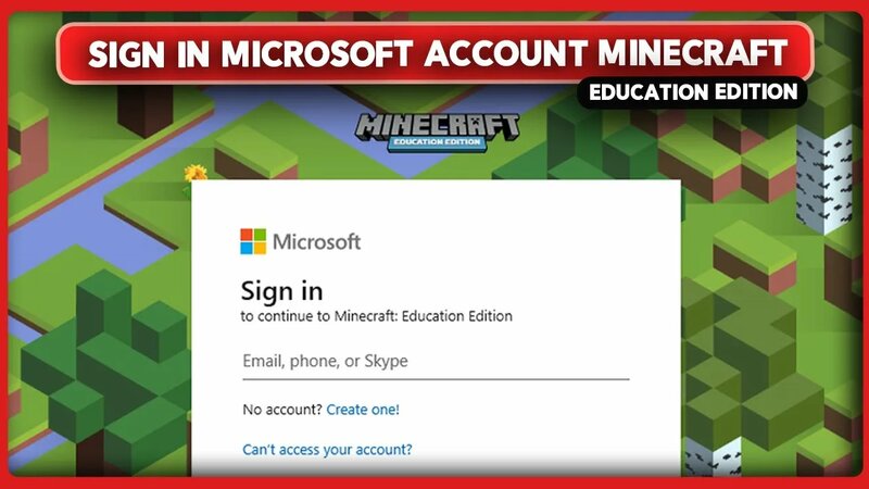 How to Sign in Microsoft Account Minecraft Education Edition - Yandex ...