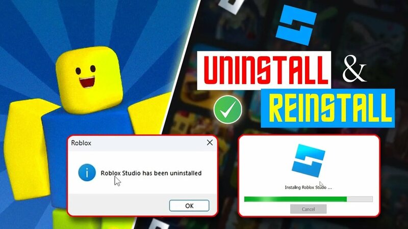 How to Uninstall and Reinstall Roblox Studio | Delete Roblox Studio on ...