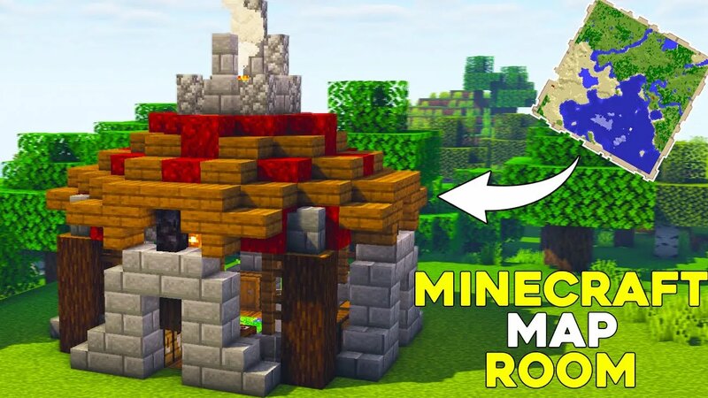 MAP ROOM !!! Minecraft: Harita Odası Nasıl Yapılır? l Minecraft: Map ...
