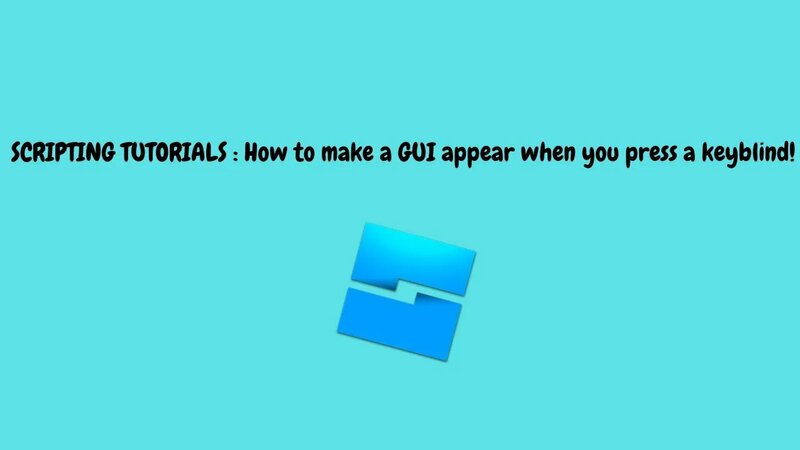 How to make a GUI appear when you press a button (Roblox Studio Scripting Tutorial) - Смотреть ...