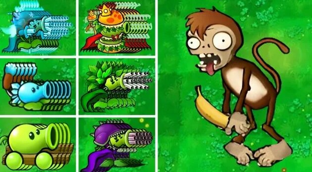 Plants VS Zombies-2 Растения Против Зомби Grafted mod pvz ПВЗ МОД ...