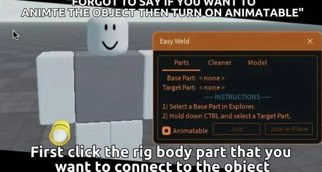 How To Use Easy Weld to Animate Items | Moon Animator Tutorial ...