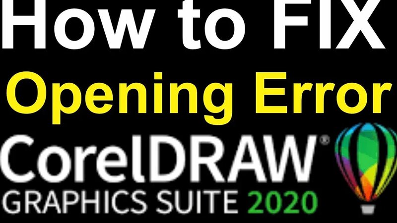 Fix Corel draw 2020 Suddenly Closing || Solved CorelDraw 2020 Not ...