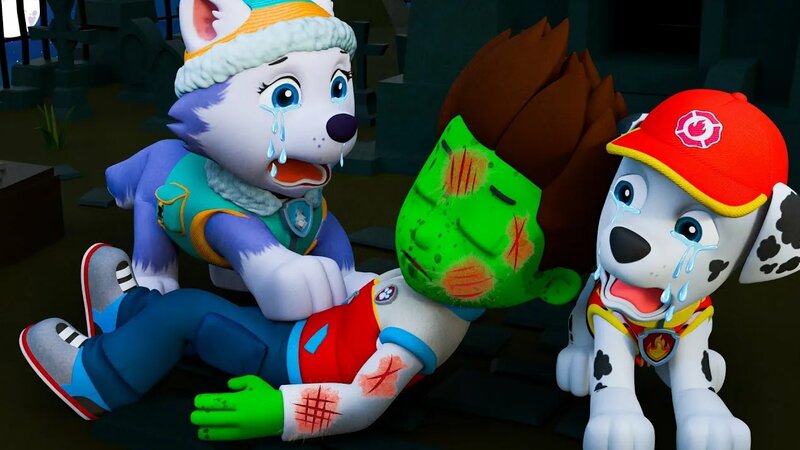 Paw Patrol Mighty Pups | Zombie Ryder? You Won’t Believe What Happens ...