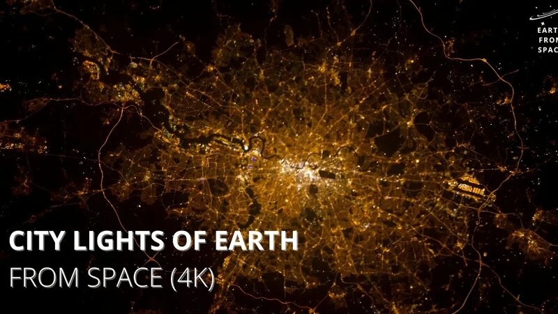 City Lights from Space (4K) - Real NASA Footage - Yandex Video aramada ...
