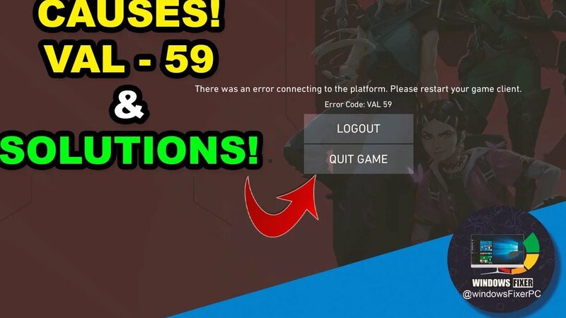 Fix Valorant Error VAL 59: Easy Steps to Solve Connection Issues ...