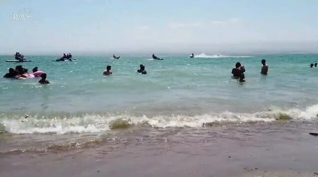 Таджикское море. Пляж. Кайраккум 2021. Sea, Kairakkum Beach 2021 ...
