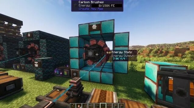 This Minecraft Create Mod Addon adds Electricity and Nuclear Power ...